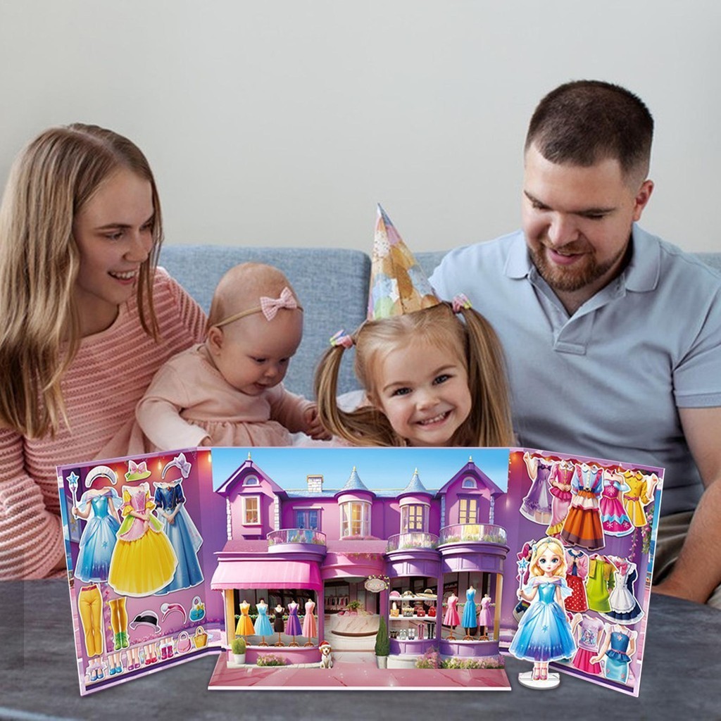 Magnetic Doll Dress up Kits Magnetic Princess Paper Doll Set for ...