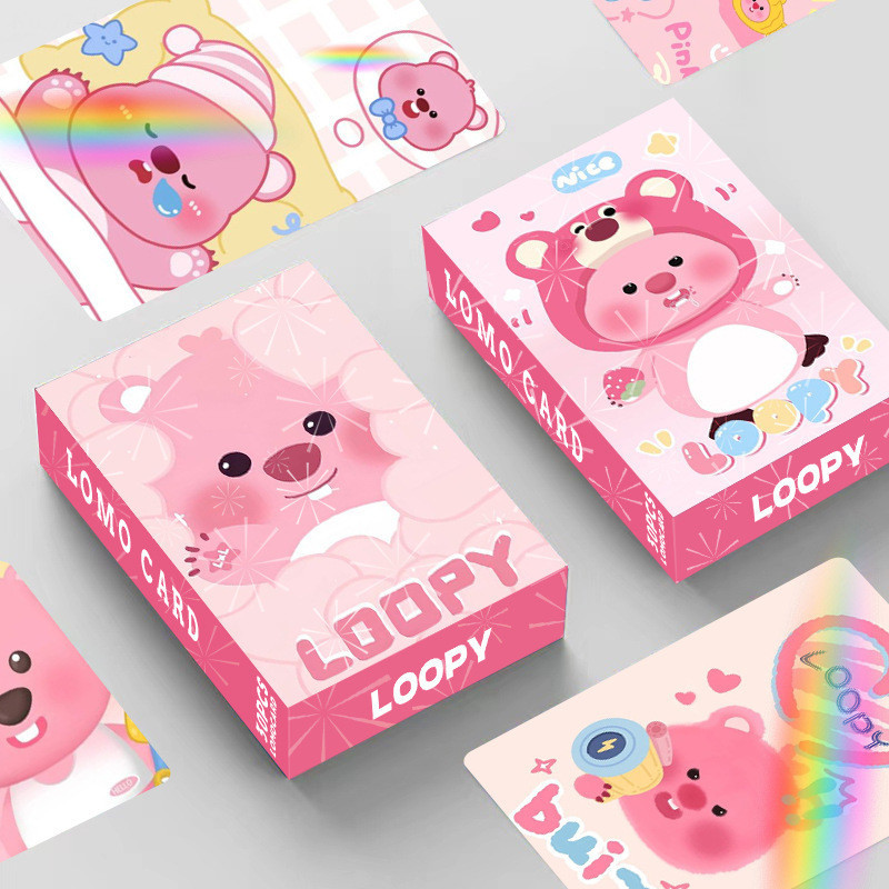 LOOPY Laser Flash Lomo Card Photocard 30pcs/box | Shopee Malaysia
