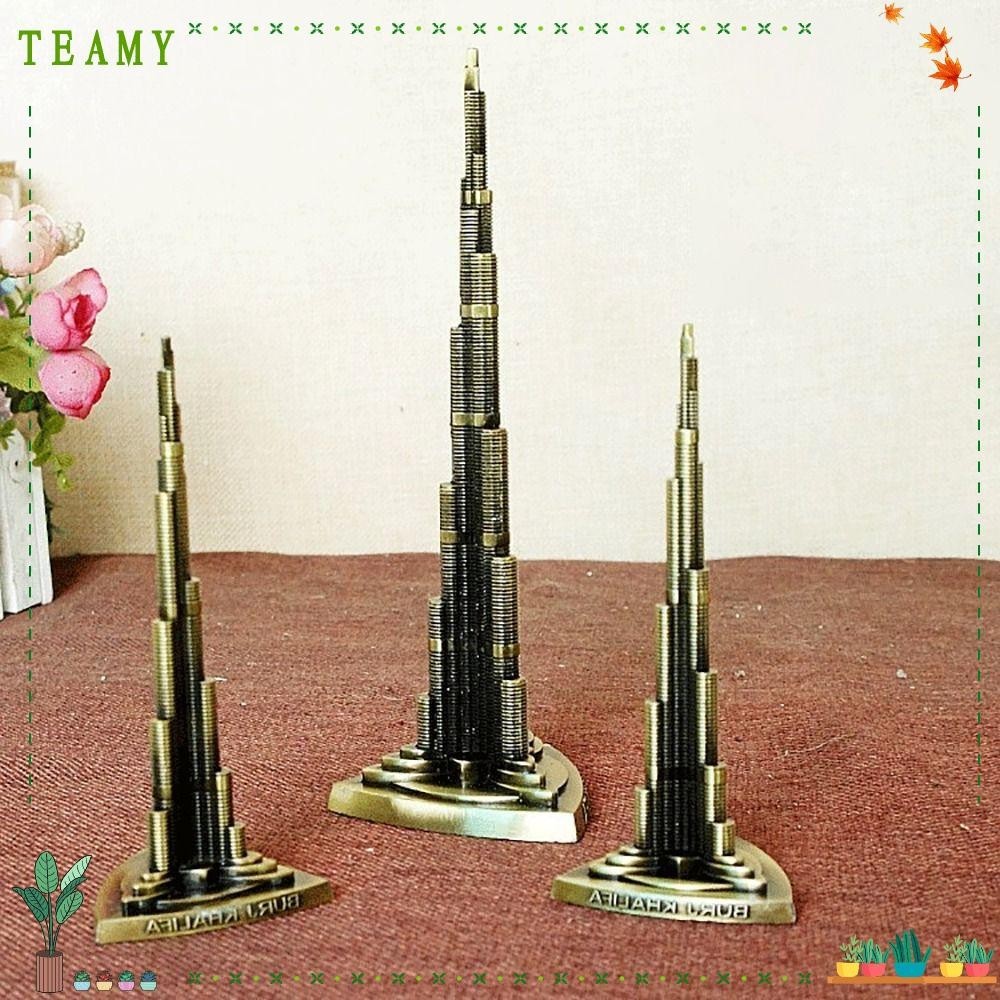 TEAMY Dubai Tower Model, Home Decoration 13/18/22cm Burj Khalifa Tower ...