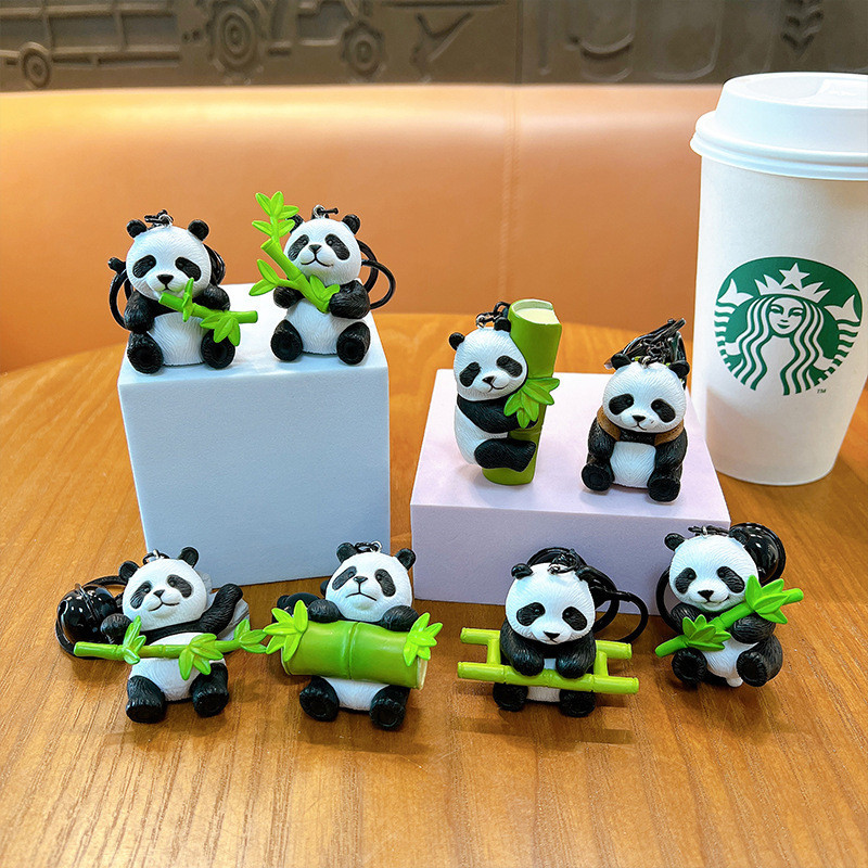 Cartoon Bamboo Panda Keychain Exquisite Cute | Shopee Malaysia