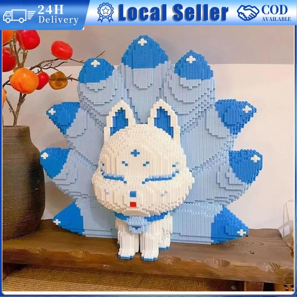 Nine Tailed Fox building blocks set 26/46cm building block big size ...