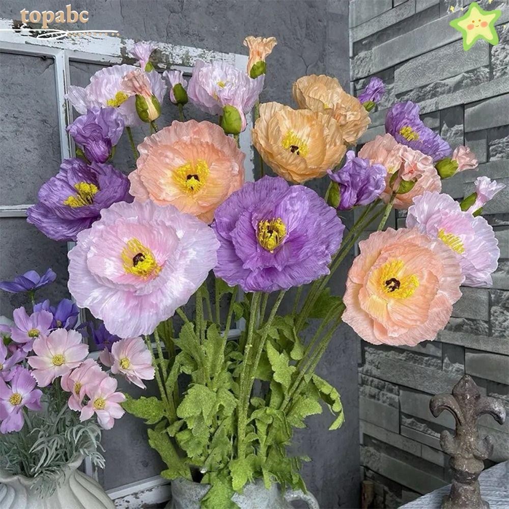 TOPABC Artificial Flower, Large Home Garden Decor Giant Simulation ...