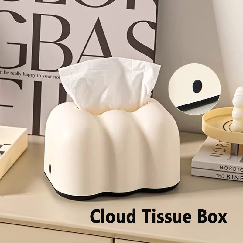Cloud Tissue Box Toilet Tissue Holder Bathroom Bedroom Facial Tissue ...