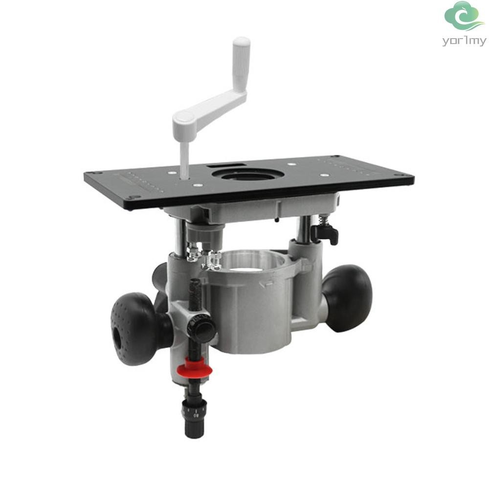 Router Lift Table Aluminum Insert Plate Lifting Platform Stand ...