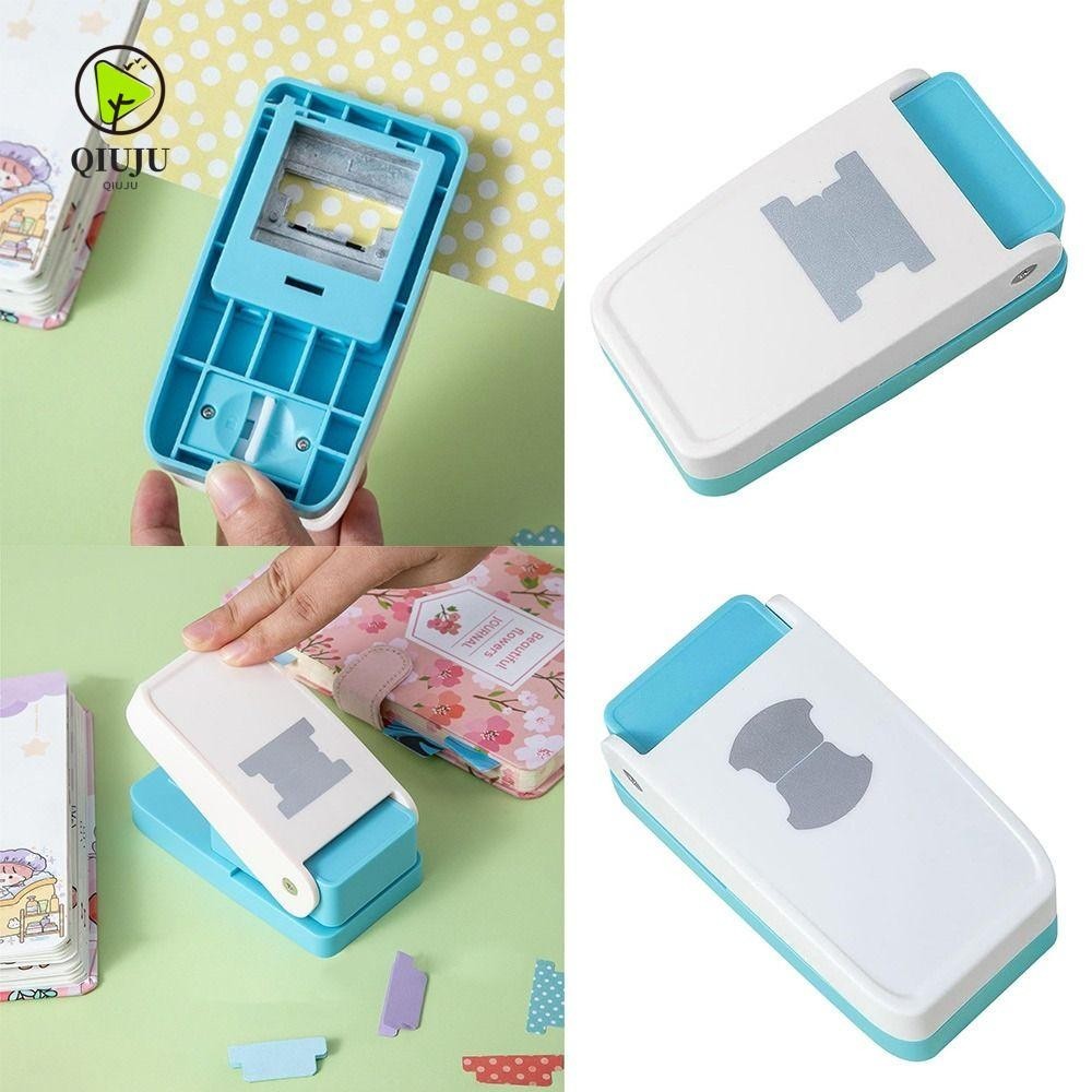 QIUJUU Loose Leaf Separator, Plastic Label Punch Self-made Index Label ...
