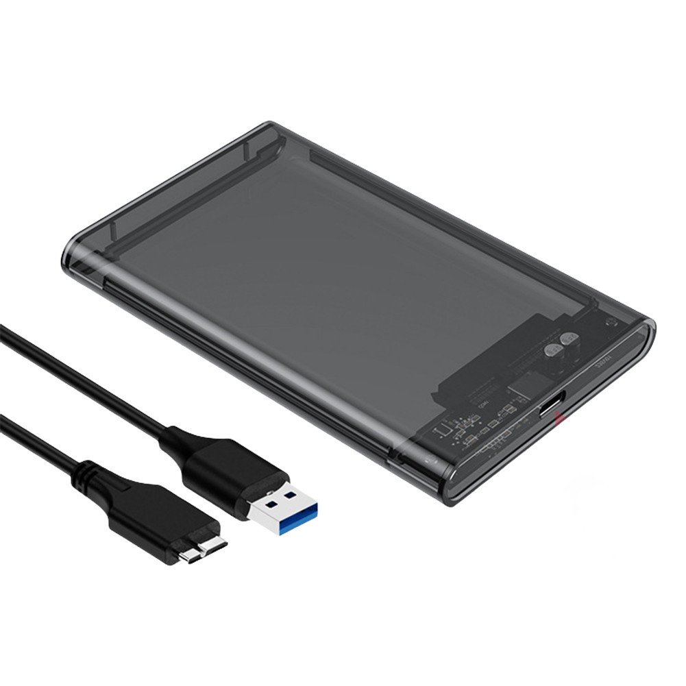 keepdreaming 2.5 Inch HDD/SSD Case Transparent Portable Solid State ...