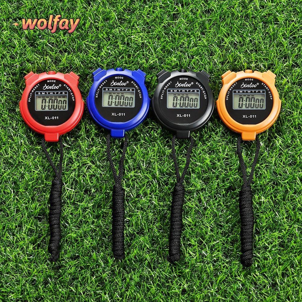WOLFAY Sports Stopwatch Timer Shockproof Countdown Timer Running ...