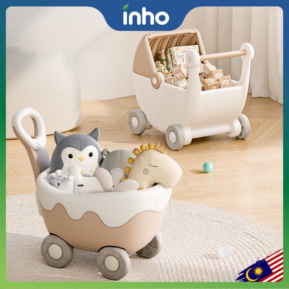 INHO Cradle/Round/Sheep Mini Pull Push Cute Trolley for Kids Children ...