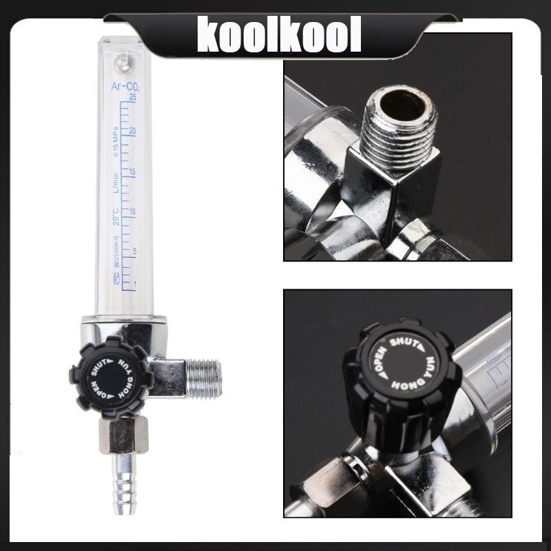 Kool 7mm Thread Gas Flow Meter 1 4PT 0 15MPA Flow Meter Gas Argon ...