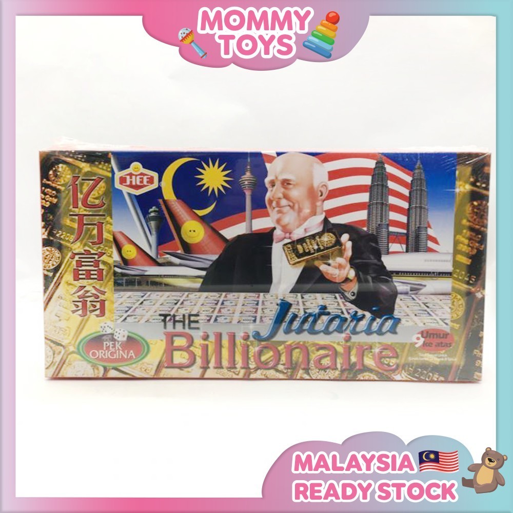 The Billionaire Jutaria Pek Original Traditional Boardgame Family Fun ...