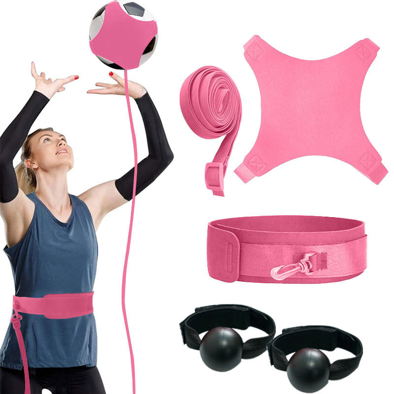 Adjustable Volleyball Trainer For Practice Solo/ Warm Up Returns Ball ...
