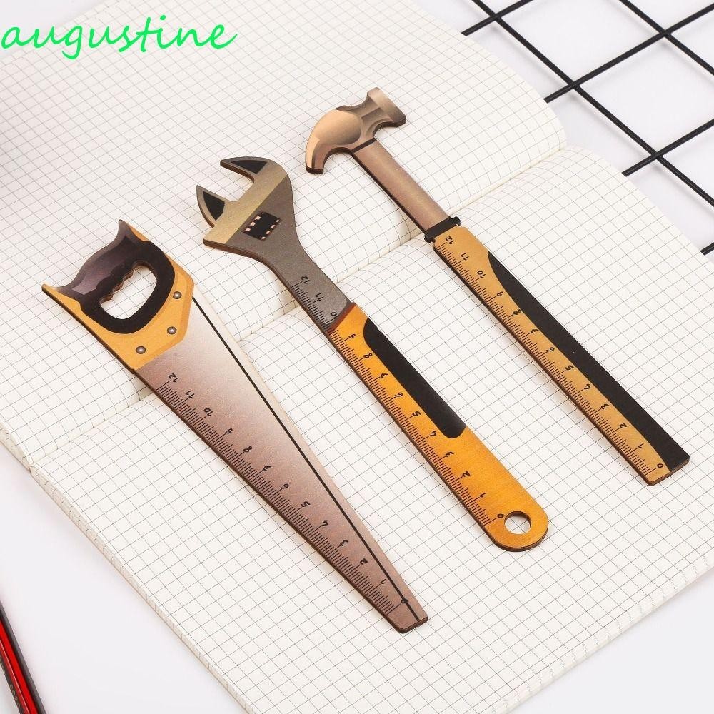 AUGUSTINE 15CM Straight Ruler, Funny Cute Wood Tools Ruler, Cat's Paw ...