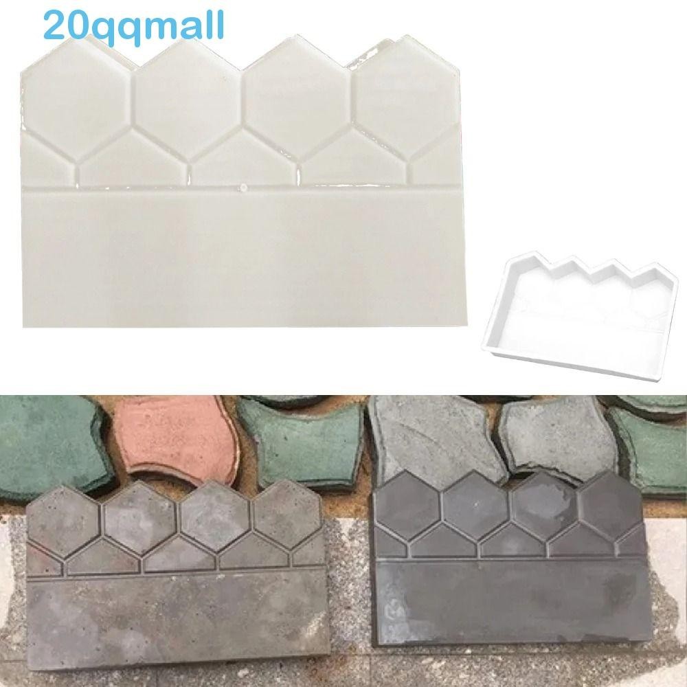 QQMALL Brick Decorative Mold, Antique DIY Garden Fence Cement Brick ...