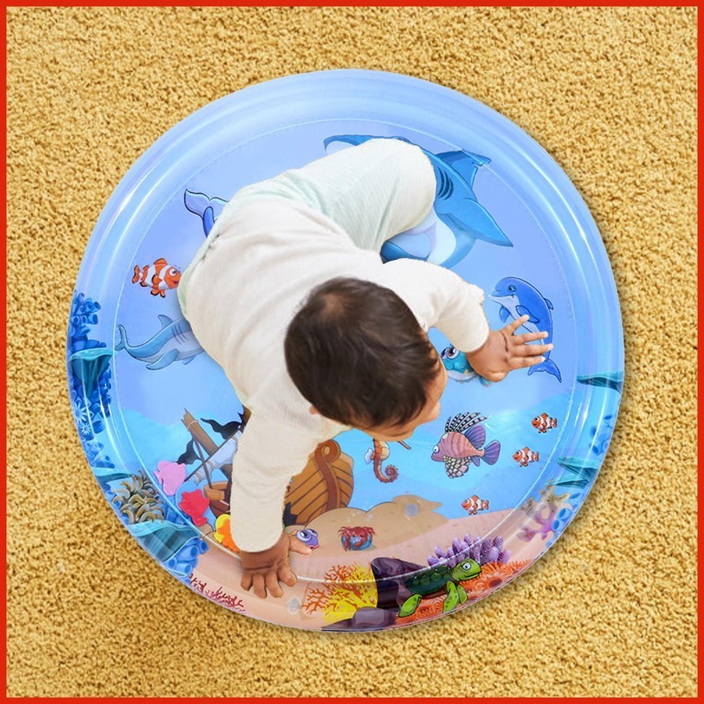 Water Sensory Play Mat Large Tummy Toys Inflatable Visual Stimulation ...