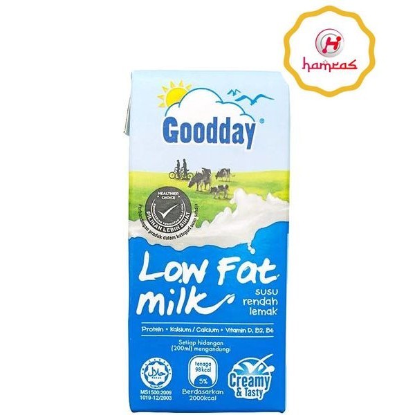 Goodday UHT Low Fat Milk 200ml | Shopee Malaysia