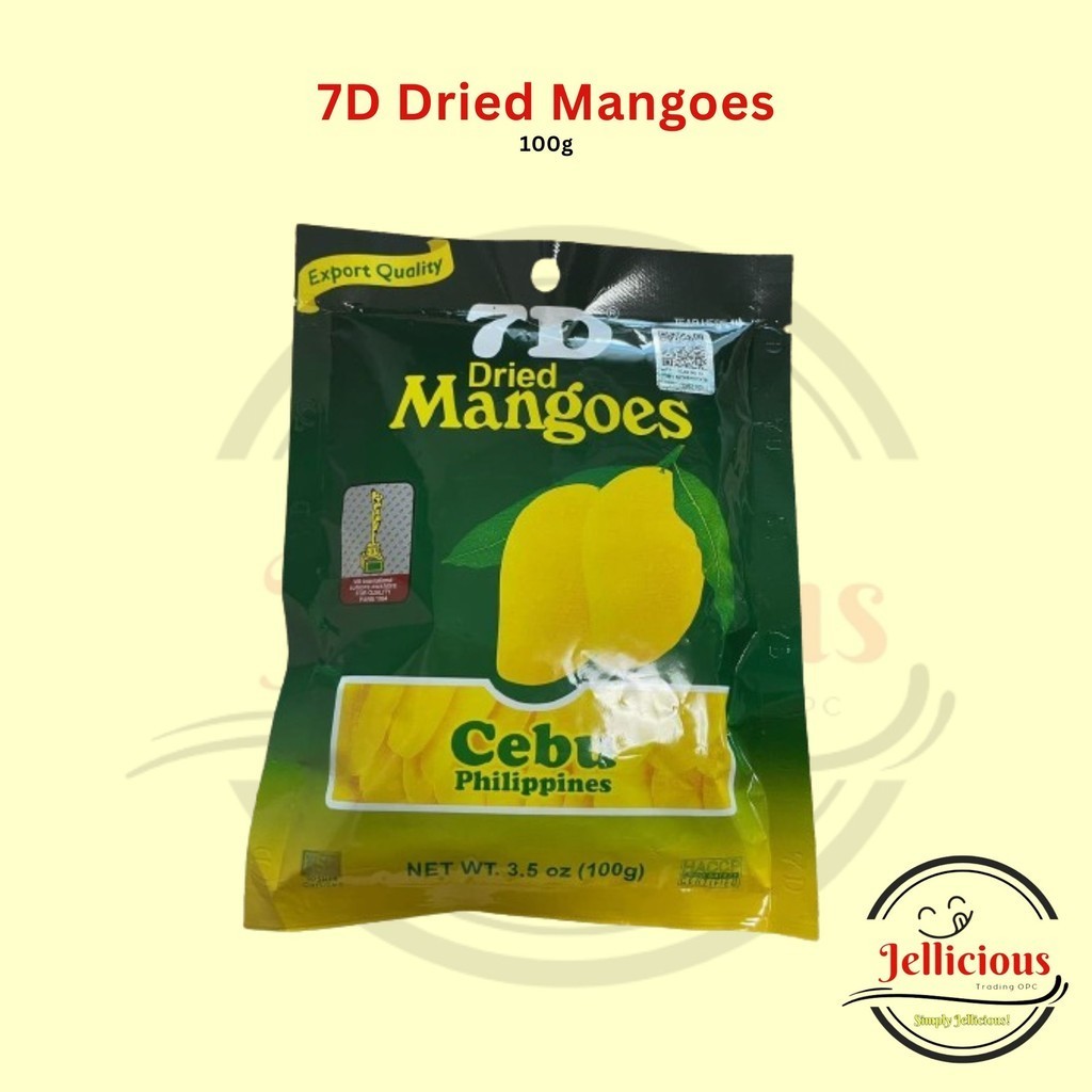 7D Dried Mangoes Product of the Philippines 100g | Shopee Malaysia