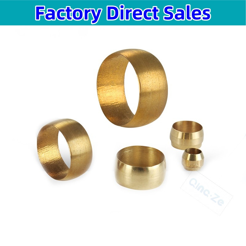 Ready Stock 10pcs Double Taper Ferrule Compression Brass Fitting Olive ...