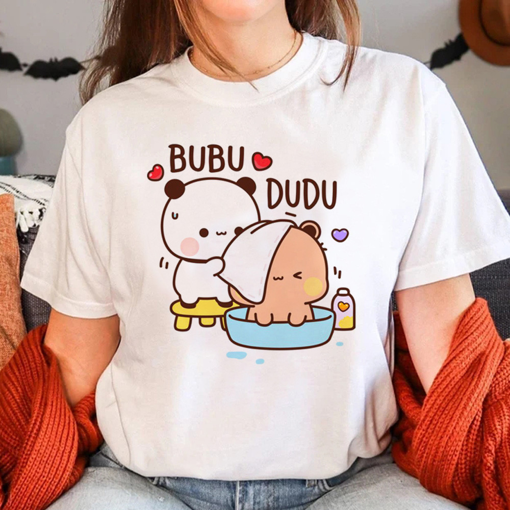 Bubu Dudu tshirt women graphic top girl Japanese manga comic clothes ...