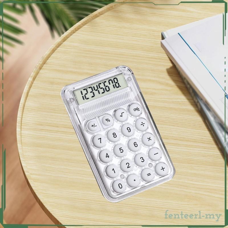 [Fenteer1efMY] Desktop Calculator Pocket Size Comfortable Easy to Press ...