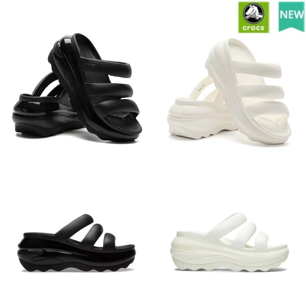 Croc Women's Sandals, Classic Light Wheel Hole Shoes, Thick Sole Slope ...