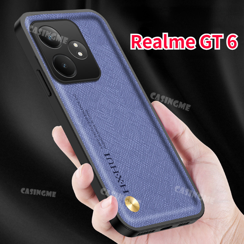 Realme GT6 2024 Leather Casing For Realme GT Neo 6 6GT GT6 RealmeGT6 ...