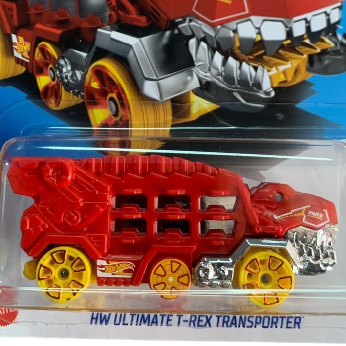 MERAH Hotwheels Ultimate T-Rex Transporter Red Lot H 2024 | Shopee Malaysia