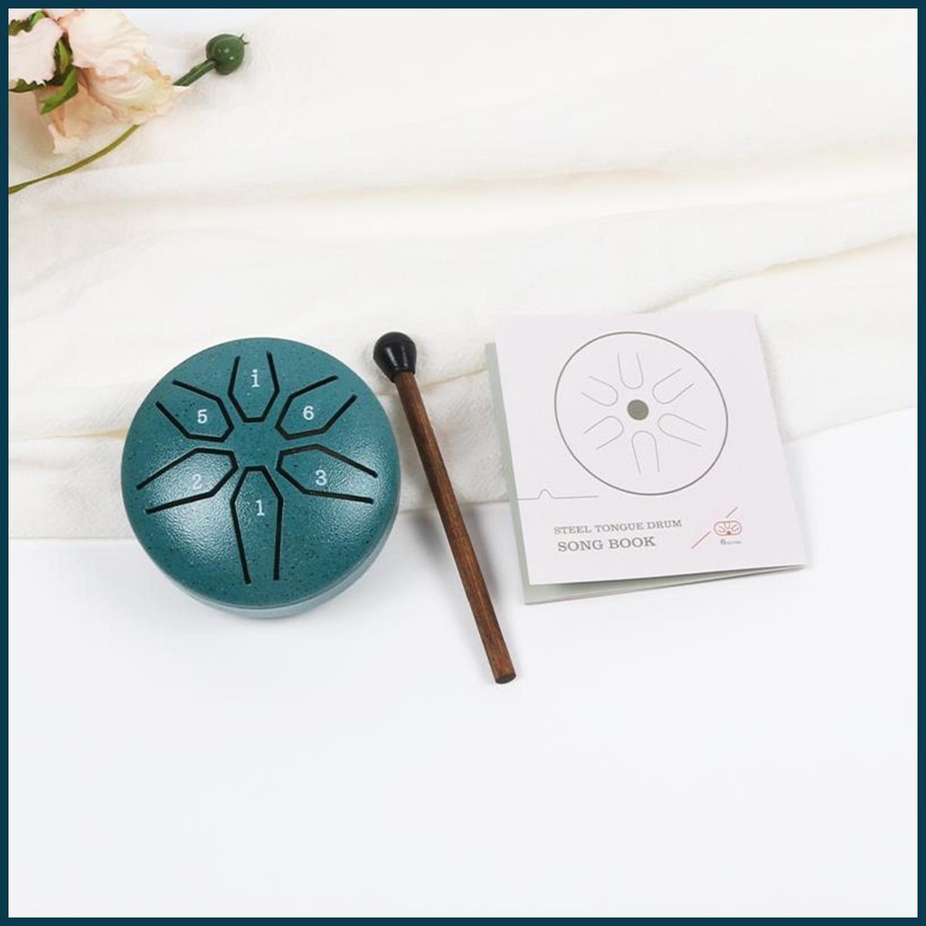 Mini Hand Drum 3 Inches Percussion Drum With Stick 6 Notes Small ...