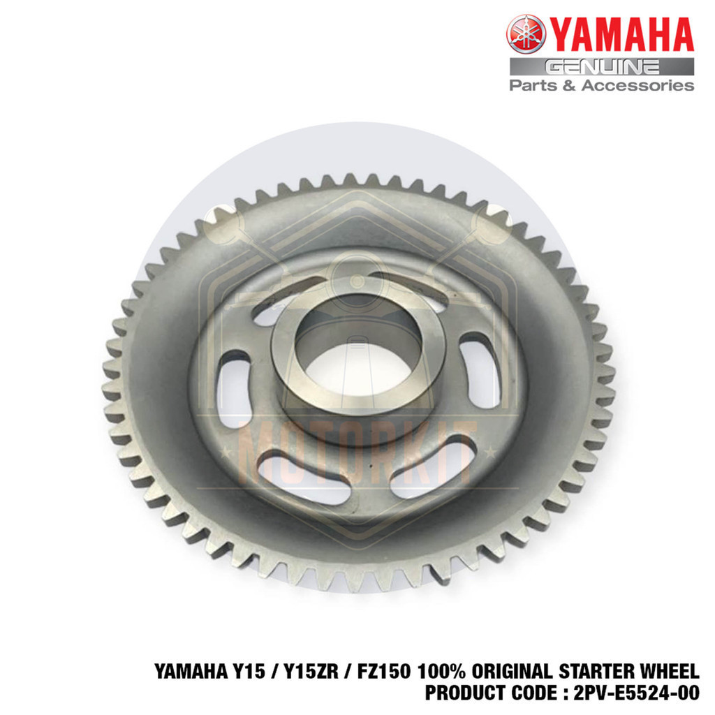 YAMAHA Y15ZR Y15 FZ150 FZ 150 100% ORIGINAL STATER GEAR WHEEL GEAR ...