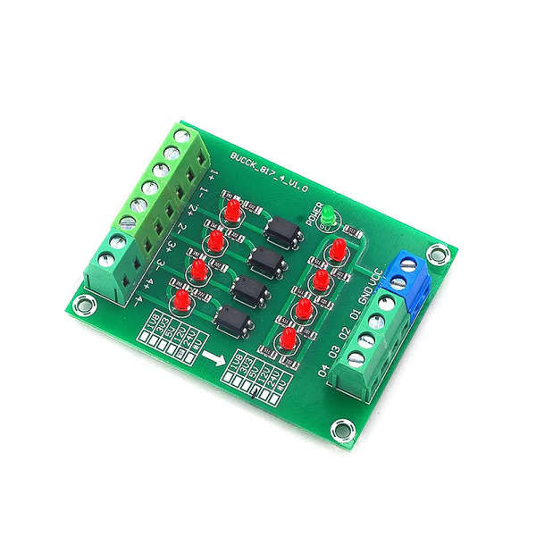 4ch 8ch/24v to 5v Photoelectric Isolation Module PLC Signal Level ...