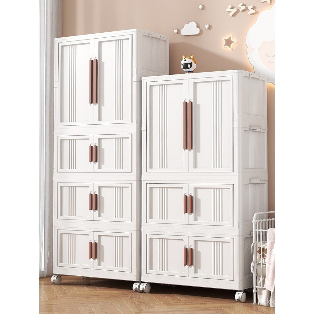 Installation-free Storage Cabinet Children's Wardrobe Household Living ...