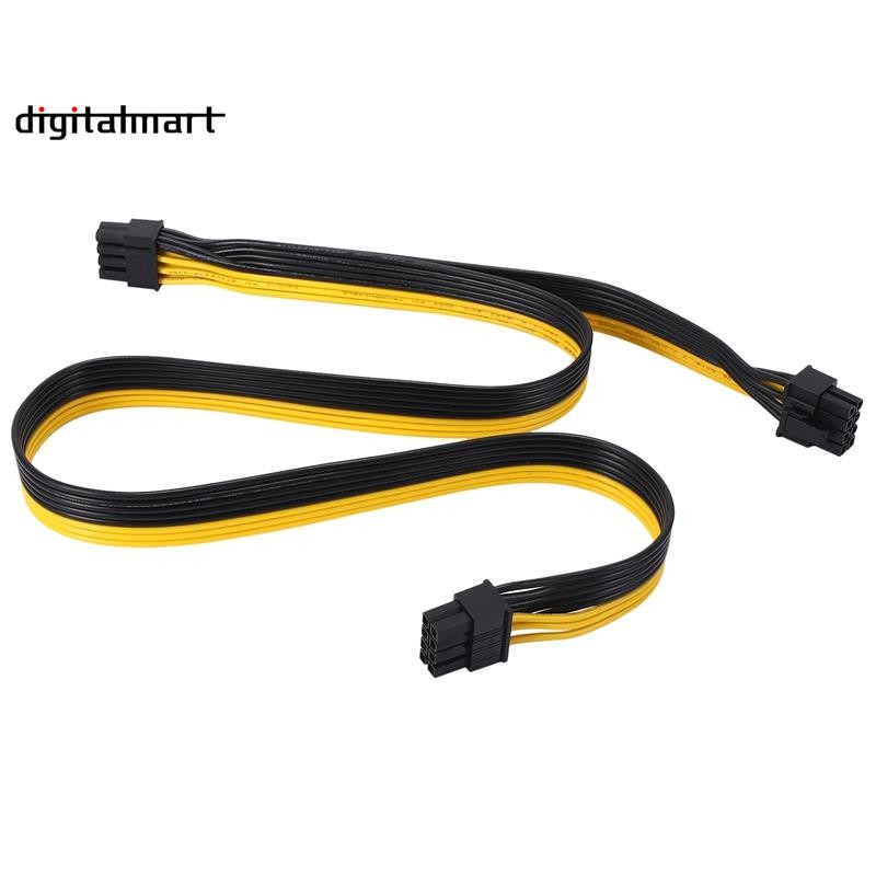 ATX CPU 8 Pin Male to Dual PCIe 8(6+2) Pin Male Power Adapter Cable for ...