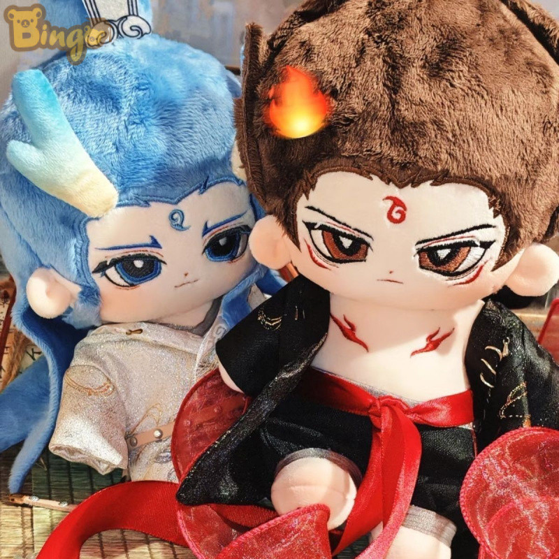 【Bingo】20cm Nezha Cotton Doll, Ao Bing Doll, Cartoon Anime Toys with ...