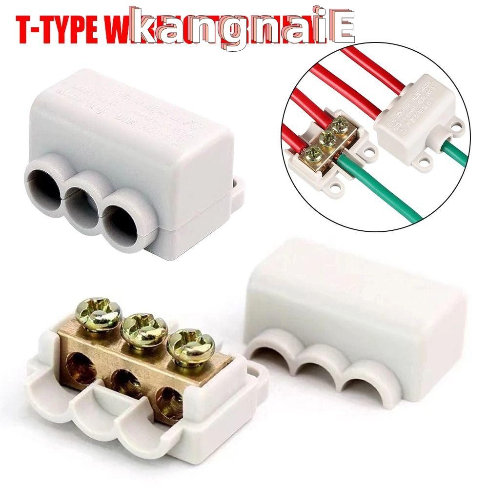 KANGNAI T-type Wiring Terminal Universal Splitter Wire Connector ...