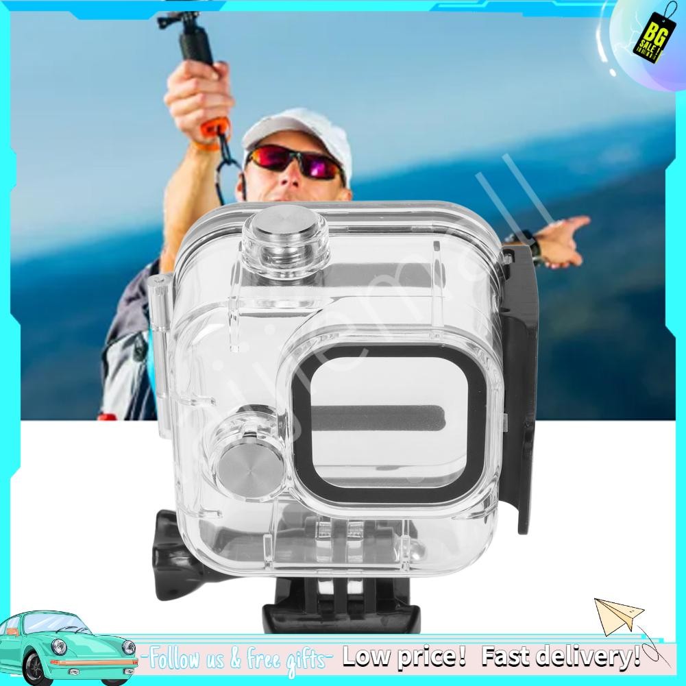 Haijiemall Action Camera Underwater Dive Case Avoid Water Leakage ...