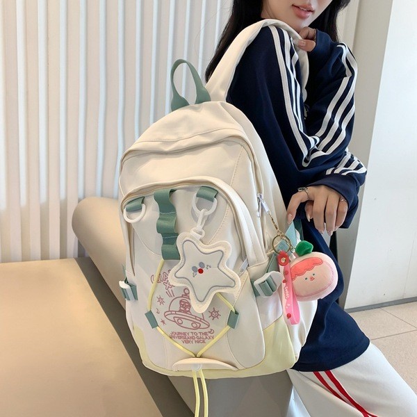 School Bags 2024 beg sekolah kecil dan segar yang baru, beg galas ...