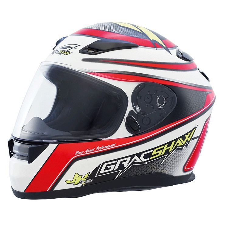 ** 100% Original ** Gracshaw G9009 Grandex Racing Full Face Helmet ...