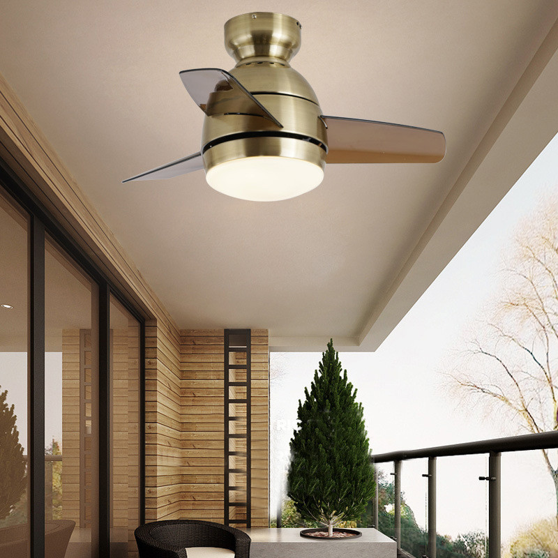 87cm Restaurant Bedroom Balcony Ceiling Fan Light Frequency Conversion ...
