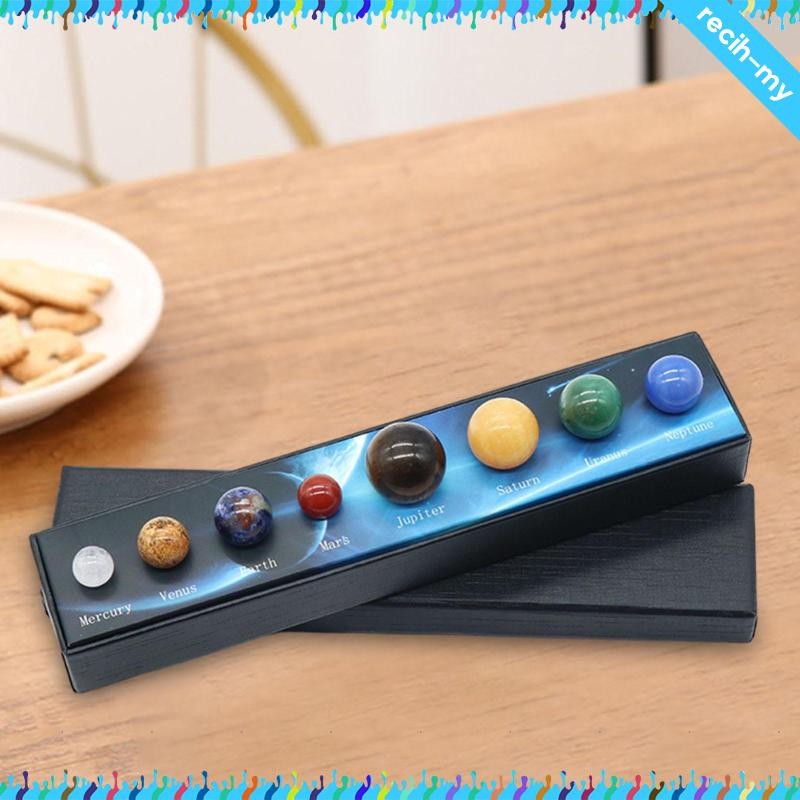[RecihMY] Eight Planets Stones Solar System Planets for Classroom Home ...