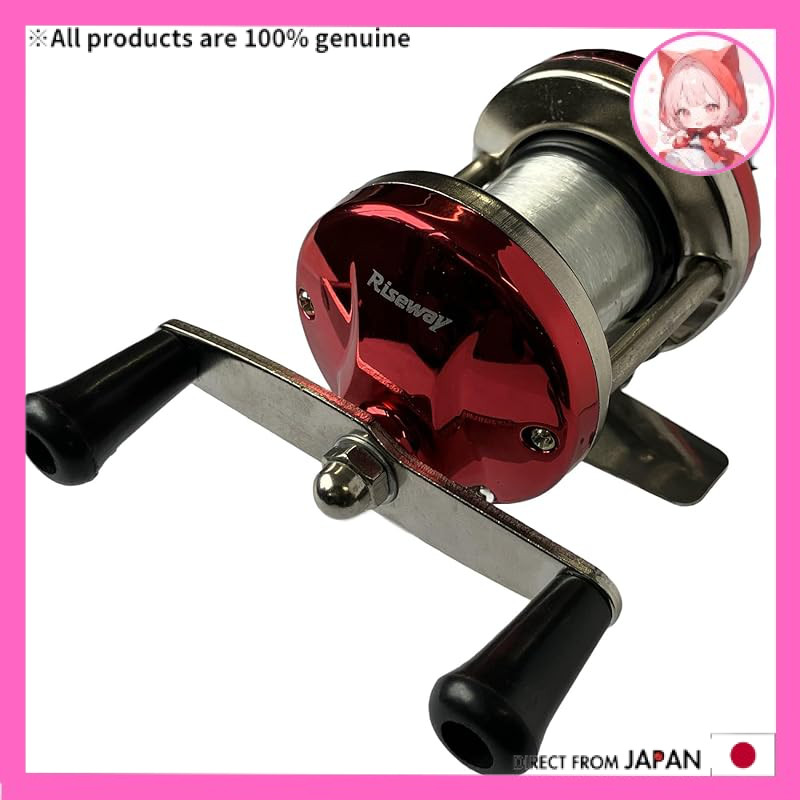 Riseway Dual Axis Reel "Koro Koro Reel 2" - Blue, Gunsmoke, and Red ...