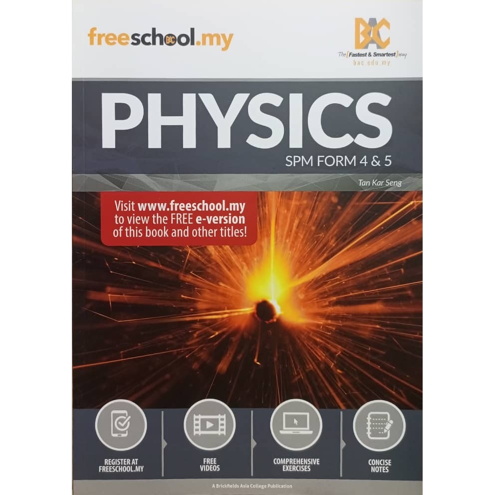 BUKU RUJUKAN SPM PHYSICS FORM 4 & 5 (FREESCHOOL.MY) | Shopee Malaysia