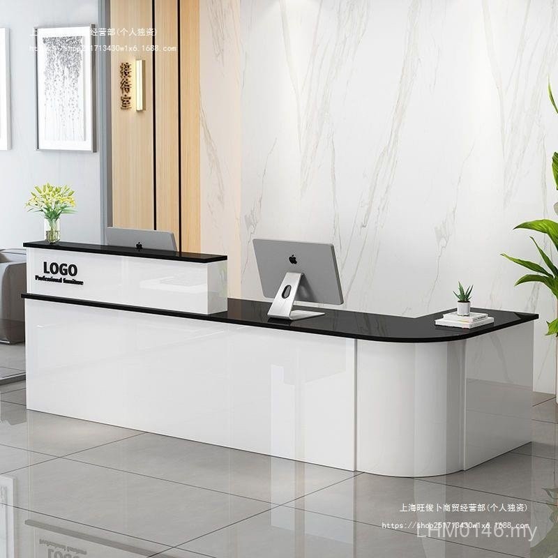 Convenience Store Desk Counter Reception Table Small Front Desk Cash ...