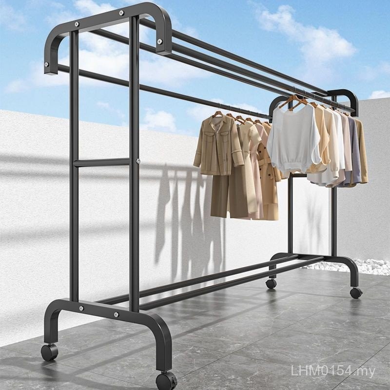 Drying Rack Coat Rack Balcony Thickened Drying Rack Bedroom Vertical ...
