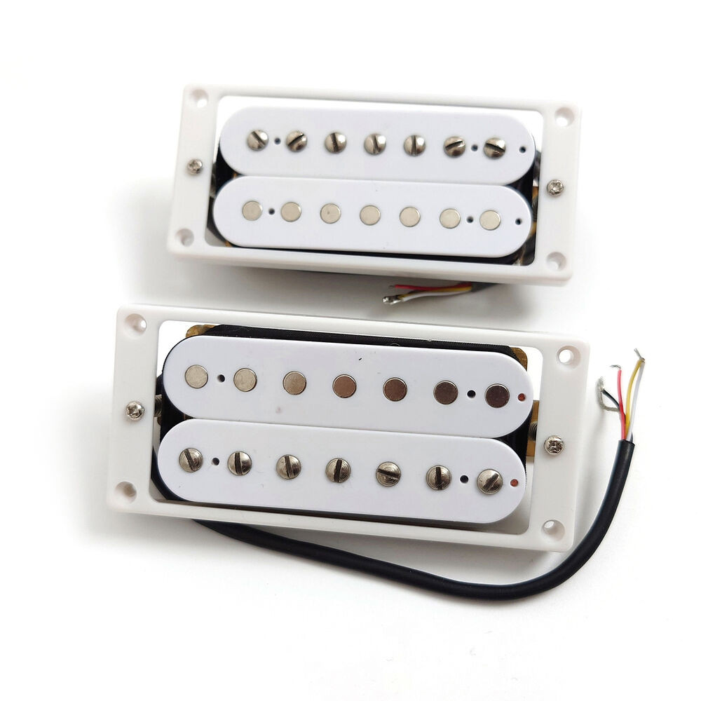 7 Strings Guitar Pickups Humbucker 1 Set Electric Guitar Neck Bridge ...