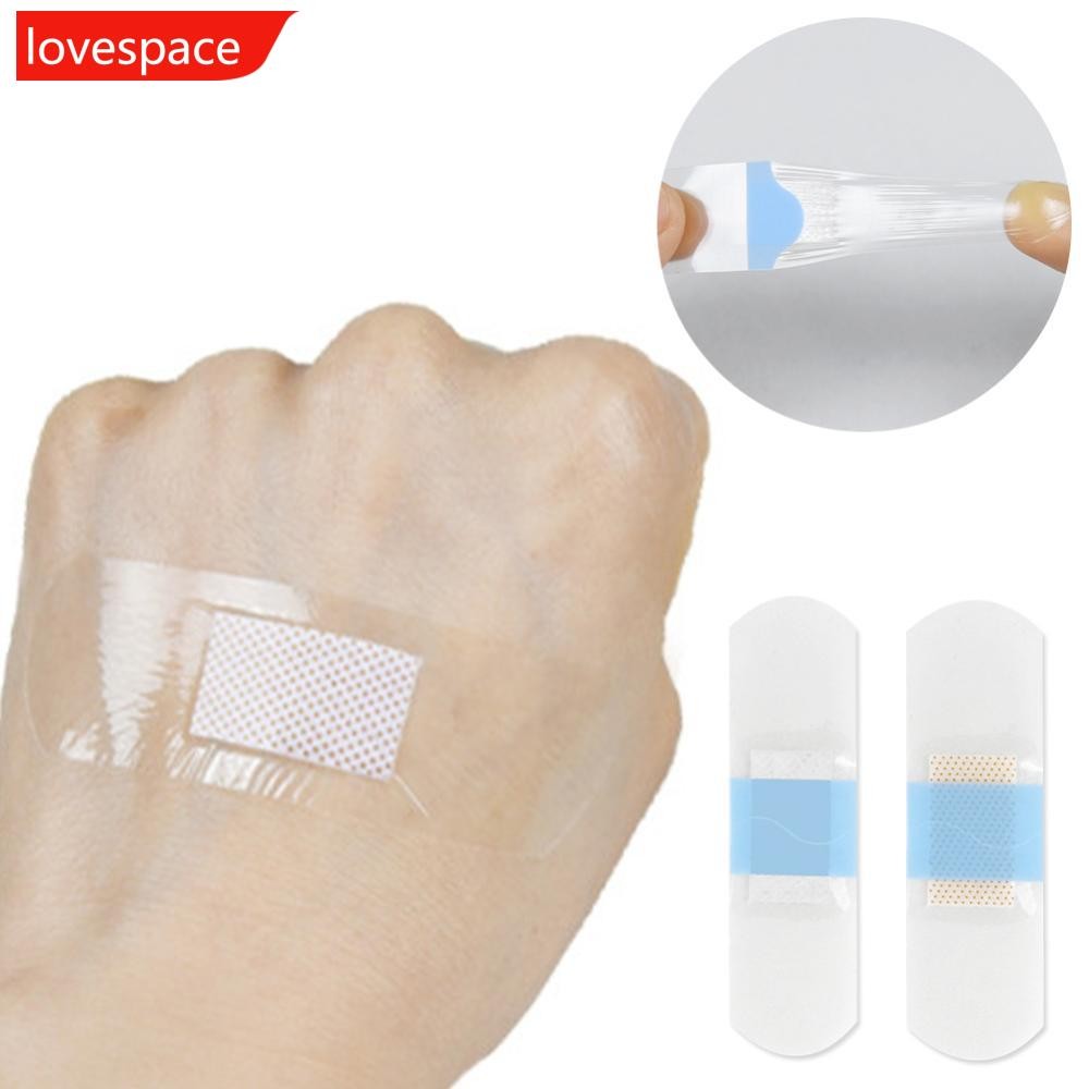 LOVESPACE 50PCS/120PCS Waterproof Adhesive Wound Plaster Transparent ...