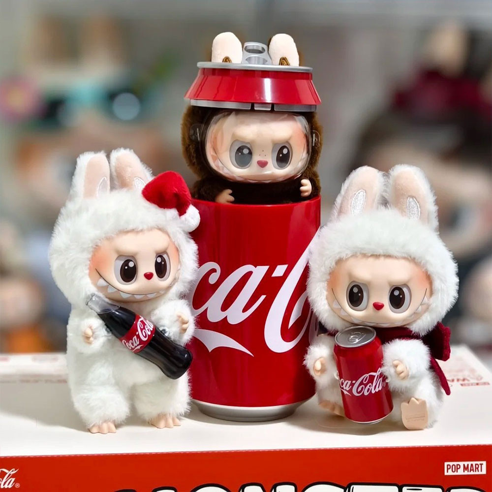 Labubu Coca-Cola vinyl face series blind box labubu three generations ...