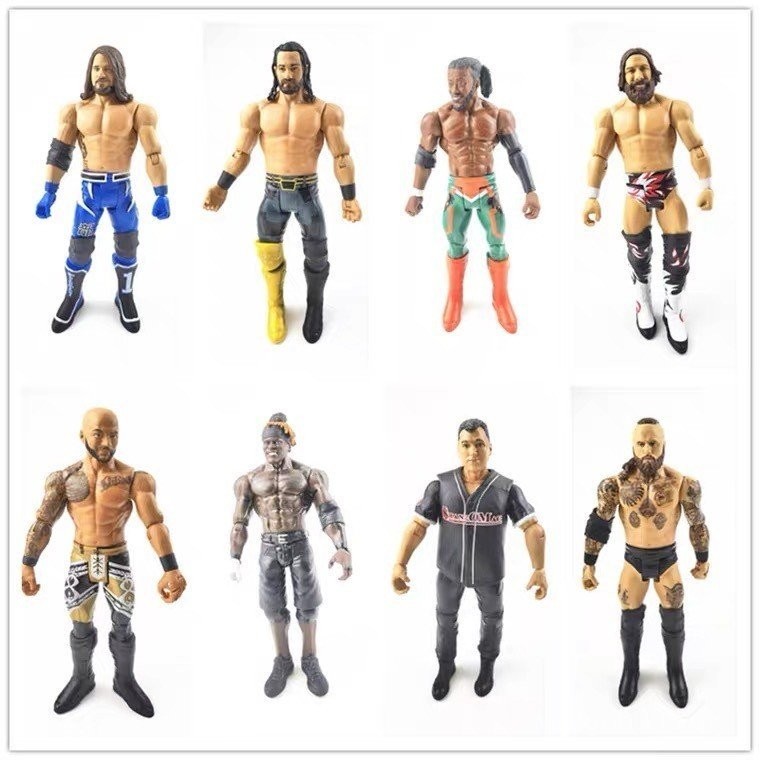 Genuine Bulk Mattel Wrestler Mattel Action Figure 23cm Wrestler | Shopee Malaysia