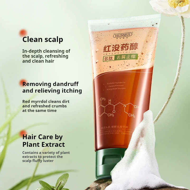 Han Lunmei Yuhong Myrrhol Peptide Anti-Dandruff Shampoo Moisturizing ...