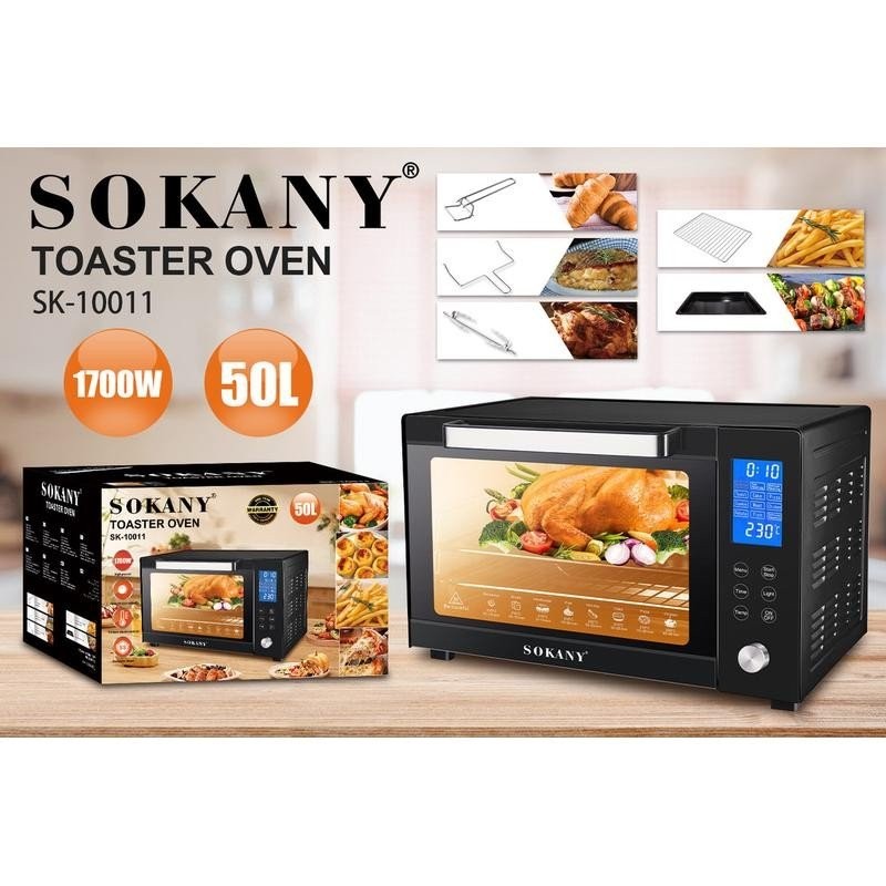 SOKANY10011 Ketuhar Isi Rumah Ketuhar untuk Memanggang Ayam dan Daging ...