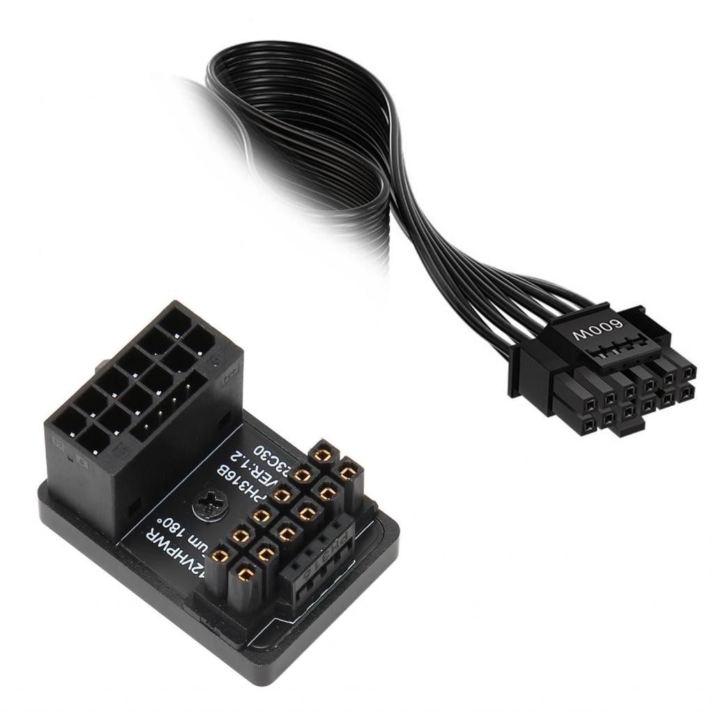 Bamaxis GPU PCIe5.0 16 Pin Connector ATX3.0 180 Degree Angle Power ...