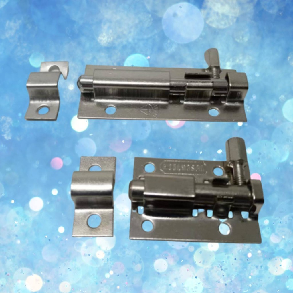 Heavy-Duty Barrel Bolt Lock – 1 1/2" 2" 2 1/2" 3" 4" 5" 6" – Door Gate ...